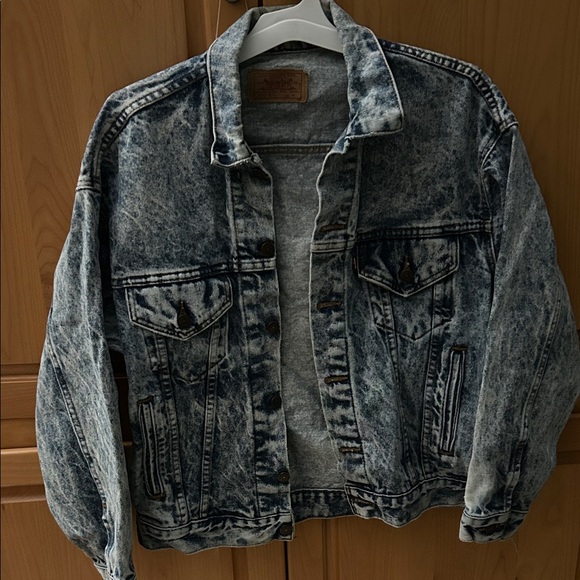 Levi's | Jackets & Coats | Vintage Denim Blue Acid Wash Jacket | Poshmark